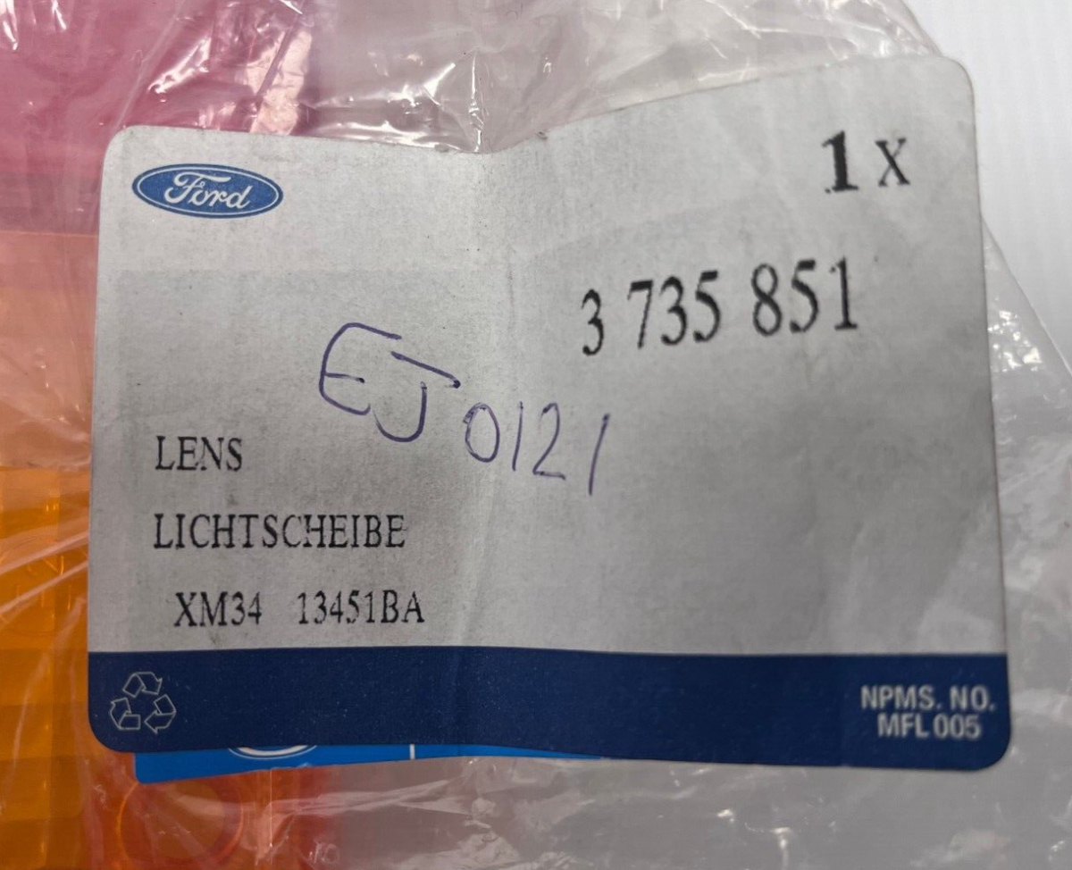FORD 3735851 LIGHT LENS: Ford Ranger Rear Light Lense Left Genuine 2002 ...